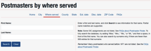 The Postmaster Finder | aweekofgenealogy.com